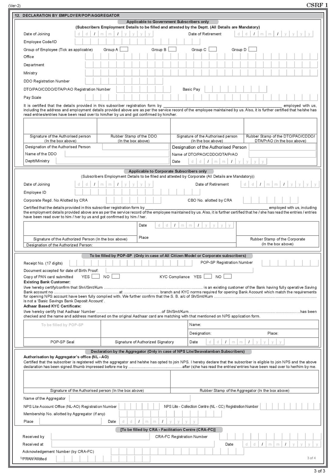 Forms19: CPF nu Form
