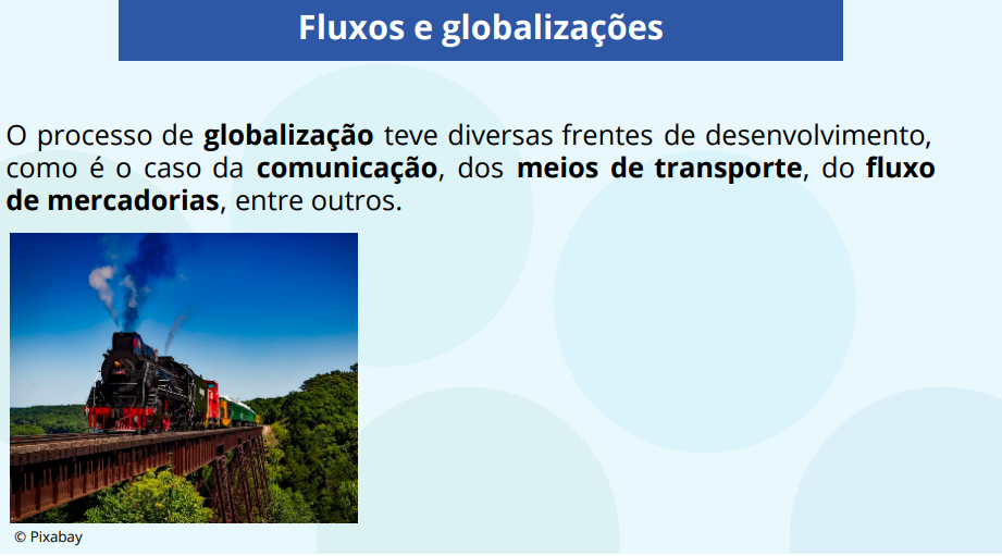 E.E Profª Elvira Silva: Fluxos e Redes Geográficas