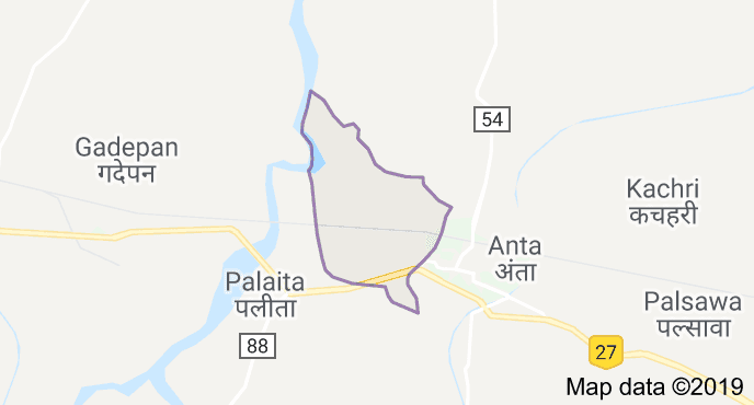 Rajendra digital india: Nagda anta Baran Rajasthan map