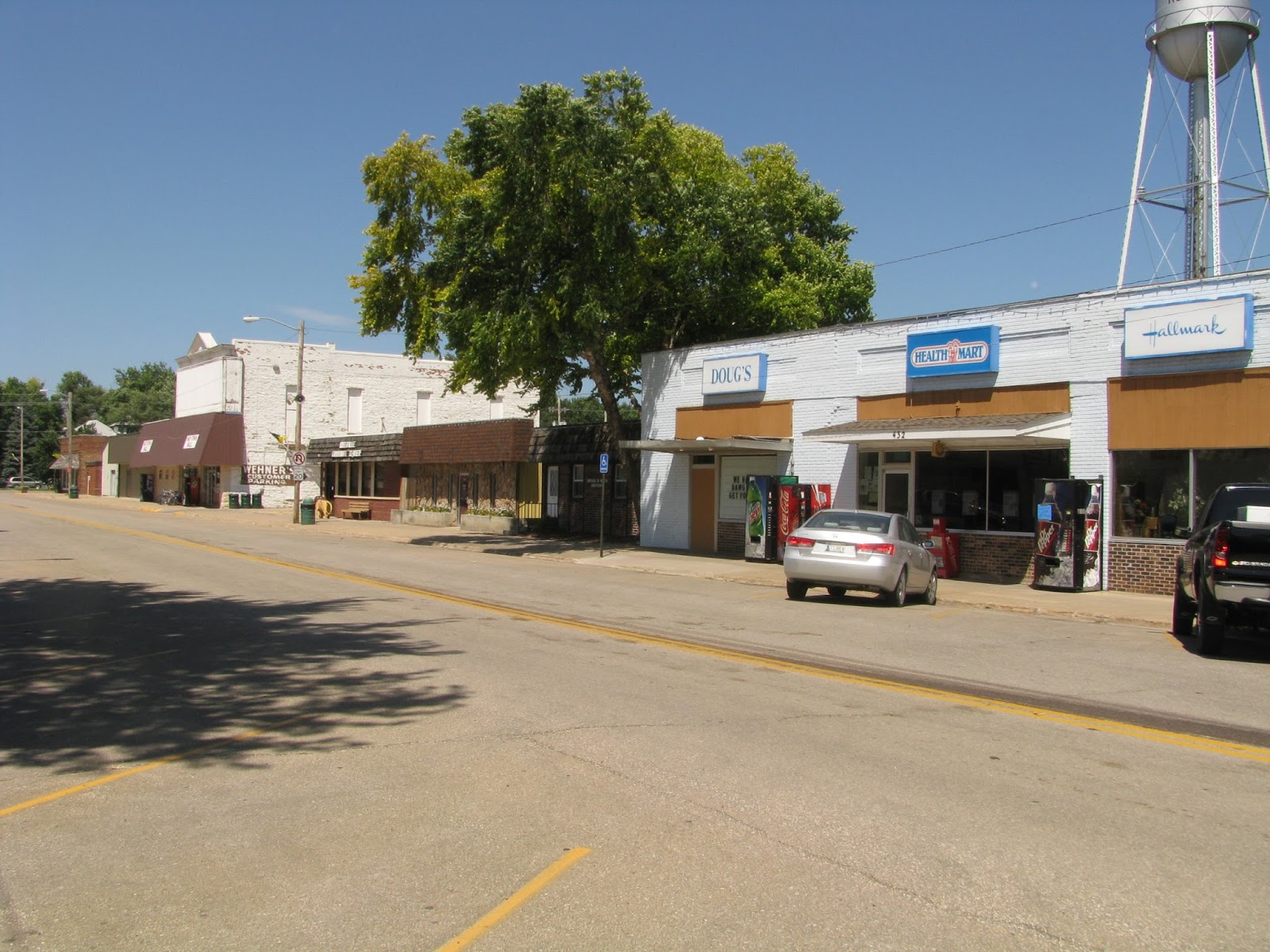 Photos of Rossville and Rossville Alumni: Rossville Streets and Buildings