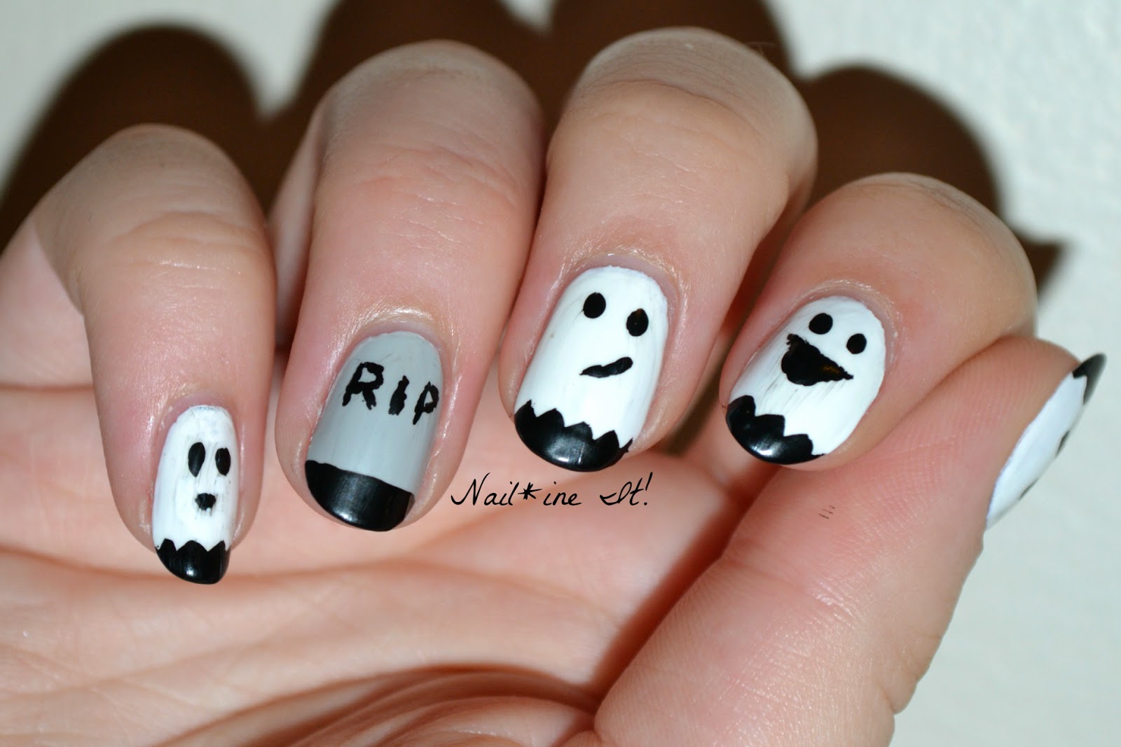 Nail*ine It!: Ghosts, & Tombstones, & Tutorials, Oh My!