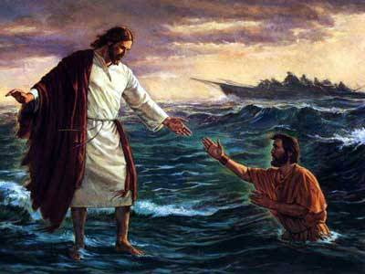 ŚWIATŁO SPIRYTYZMU : Jezus chodzi po wodzie