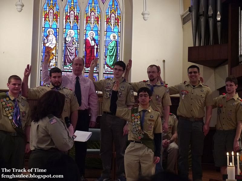Kevin's Eagle Scout Court of Honor | The Track of Time