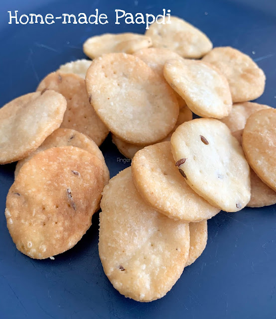 Finger Licking Food: WOYP Day #43 Home- made Paapdi and Sev Paapdi Chaat