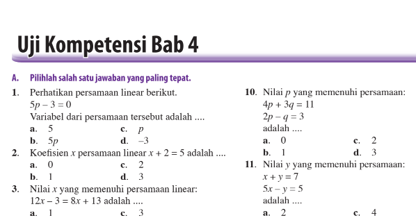 Soal Sistem Persamaan Linear Dua Variabel (SPLDV) - Science639 Soal Sistem Persamaan Linear Dua Variabel (SPLDV) - Science639