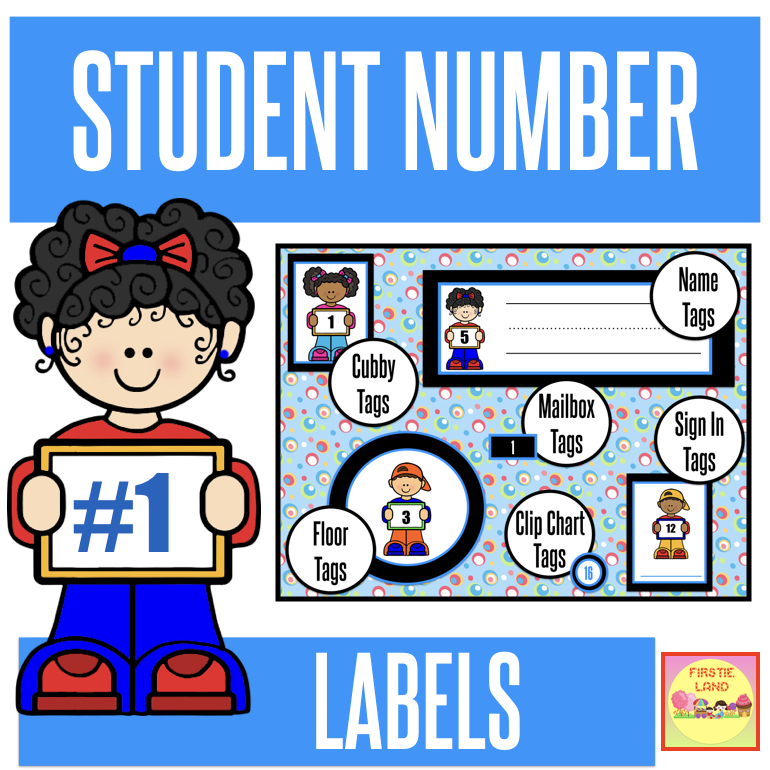 Why I Give My Students A Number - Firstieland - First Grade Teacher Blog
