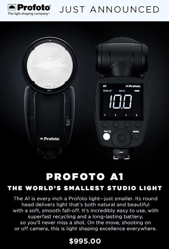 Вспышка Profoto A1 для Canon и Nikon представлена официально