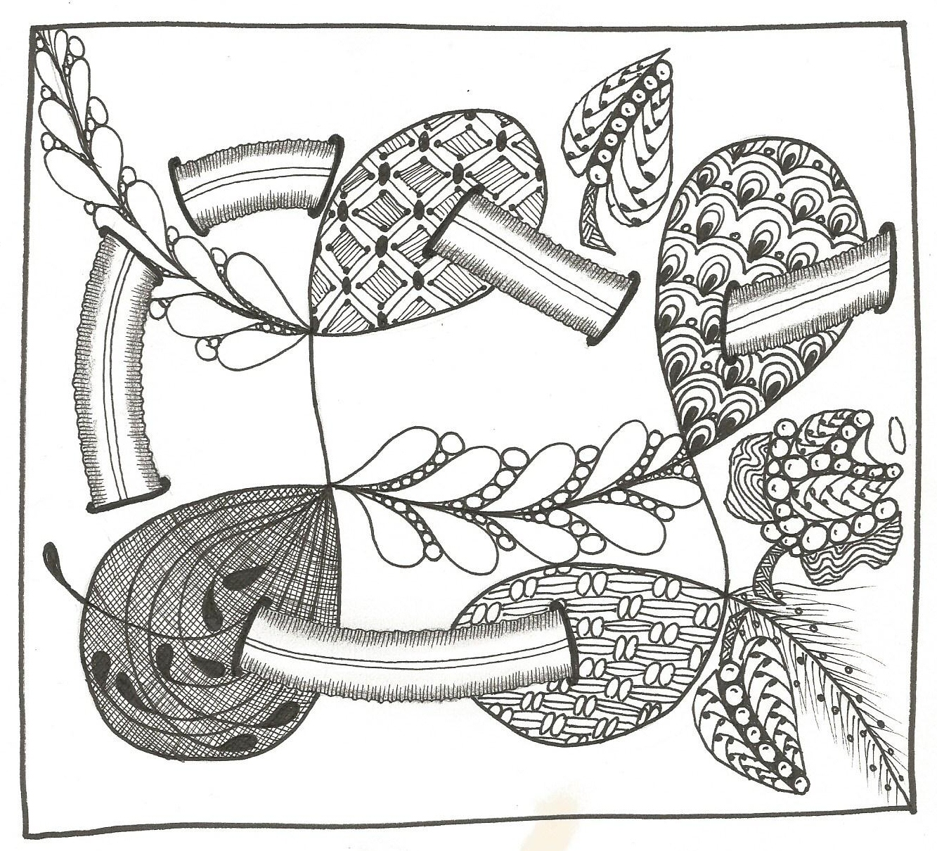 Journey Through Zentangle Art: New Tangle