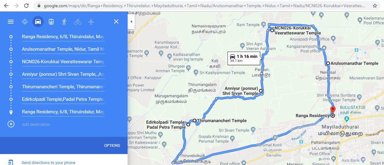 Kamesh Kumar: Travel Guide - Mayiladuthurai Temples-Part 2