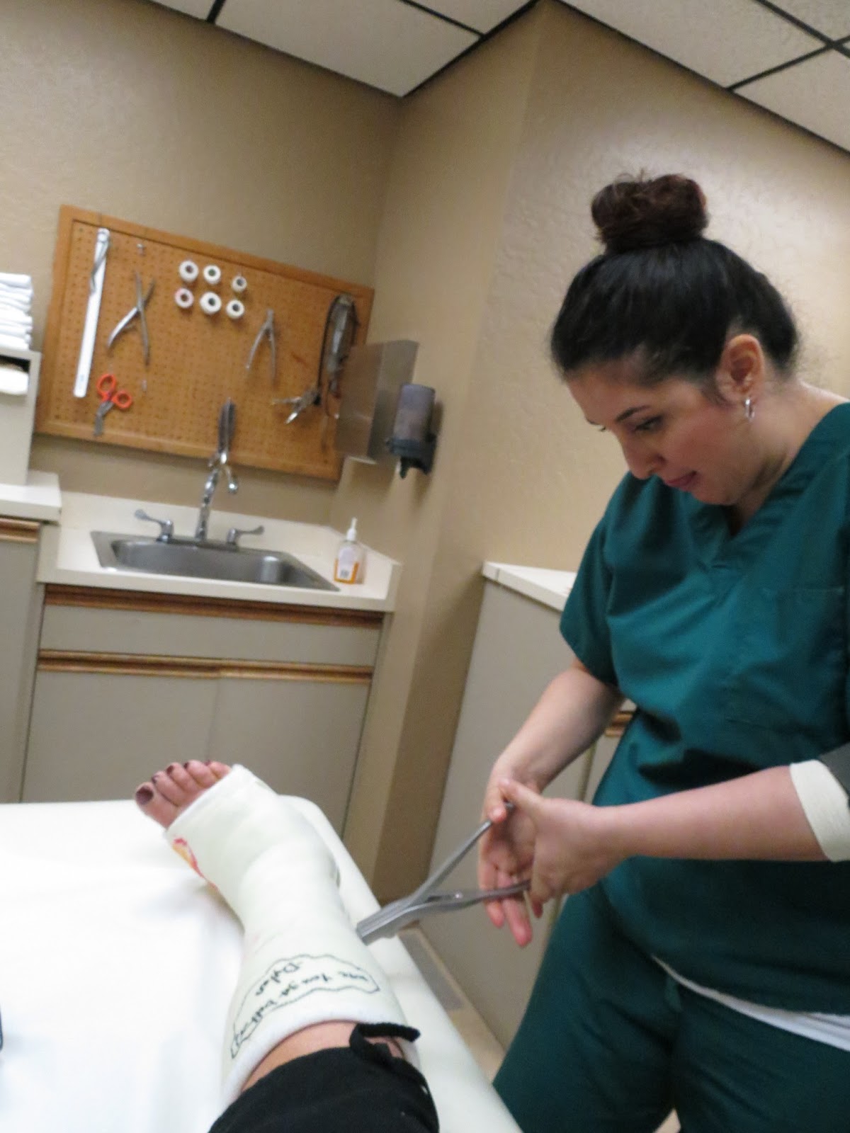 Meandering...: Cast Removal ~ January 24, 2013