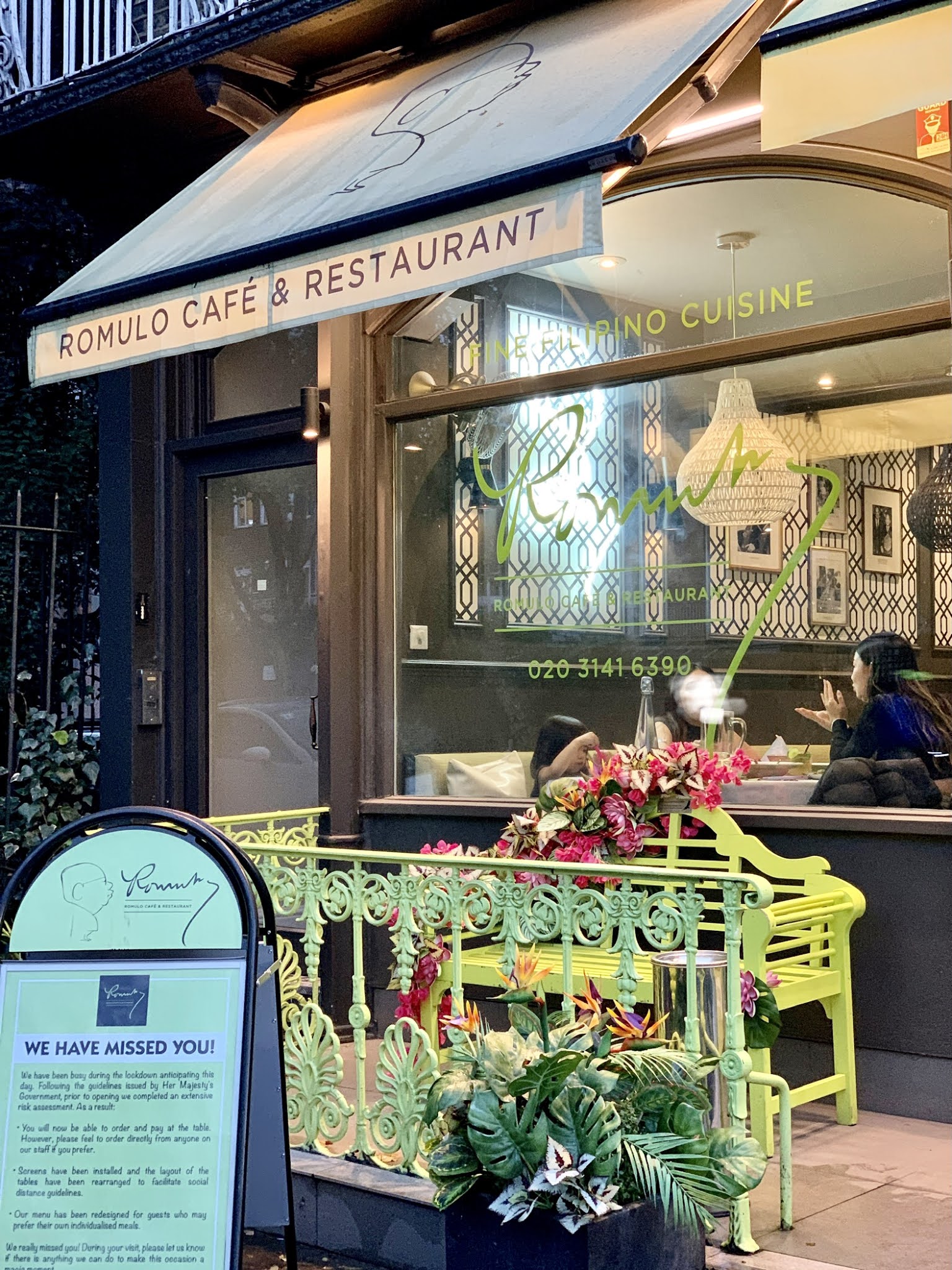 Fine Filipino Cuisine & Cocktails at Romulo Cafe & Restaurant, Kensington