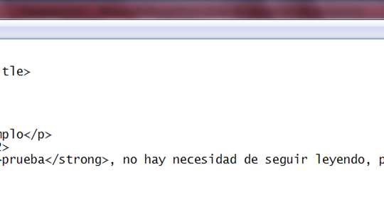 Primer Ejercicio de HTML