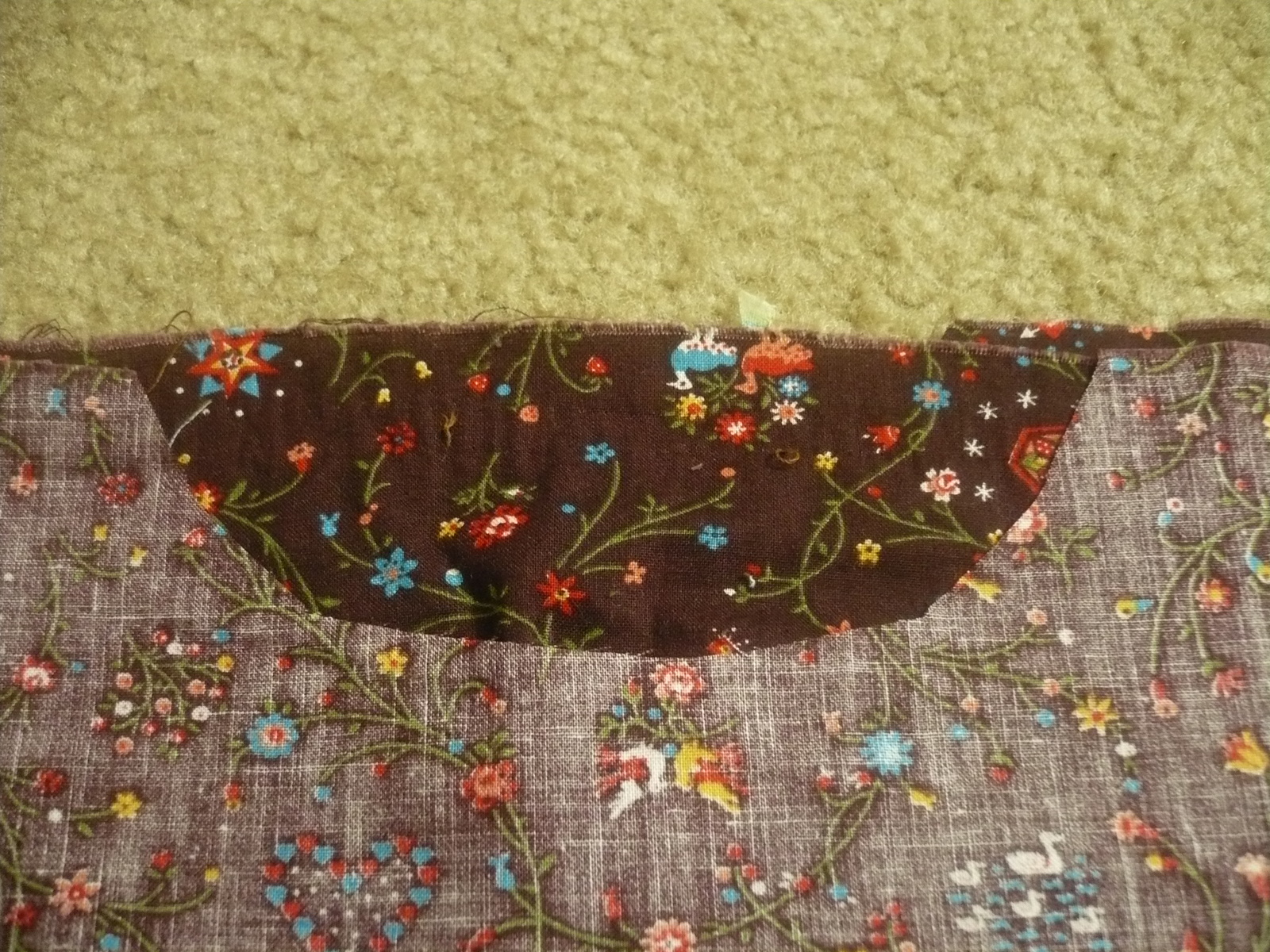 Now turn the tube inside out once again, so that wrong side is outside ...