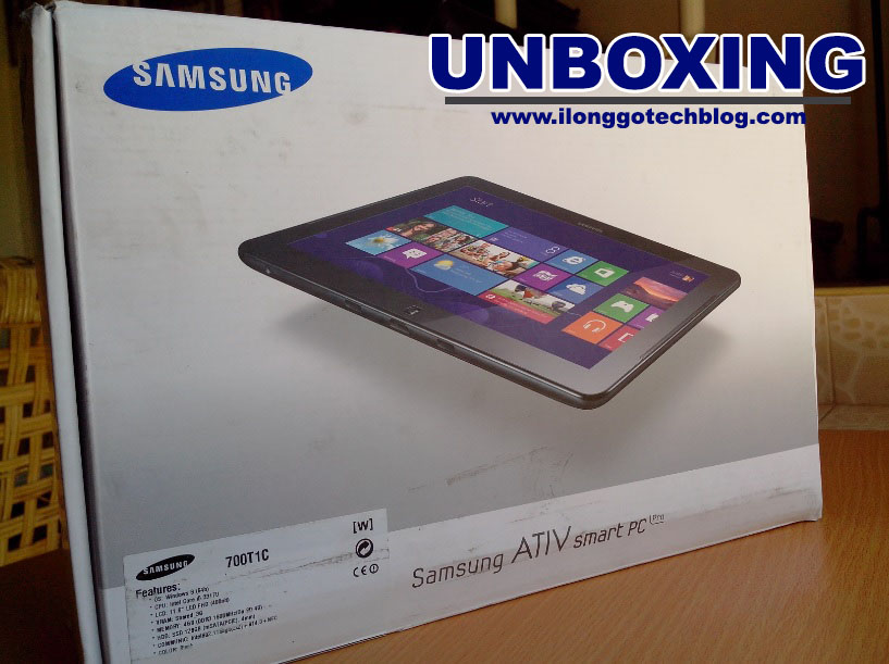 Samsung ATIV Smart PC Pro (XE700T1C-H02PH) Unboxing and First Impression