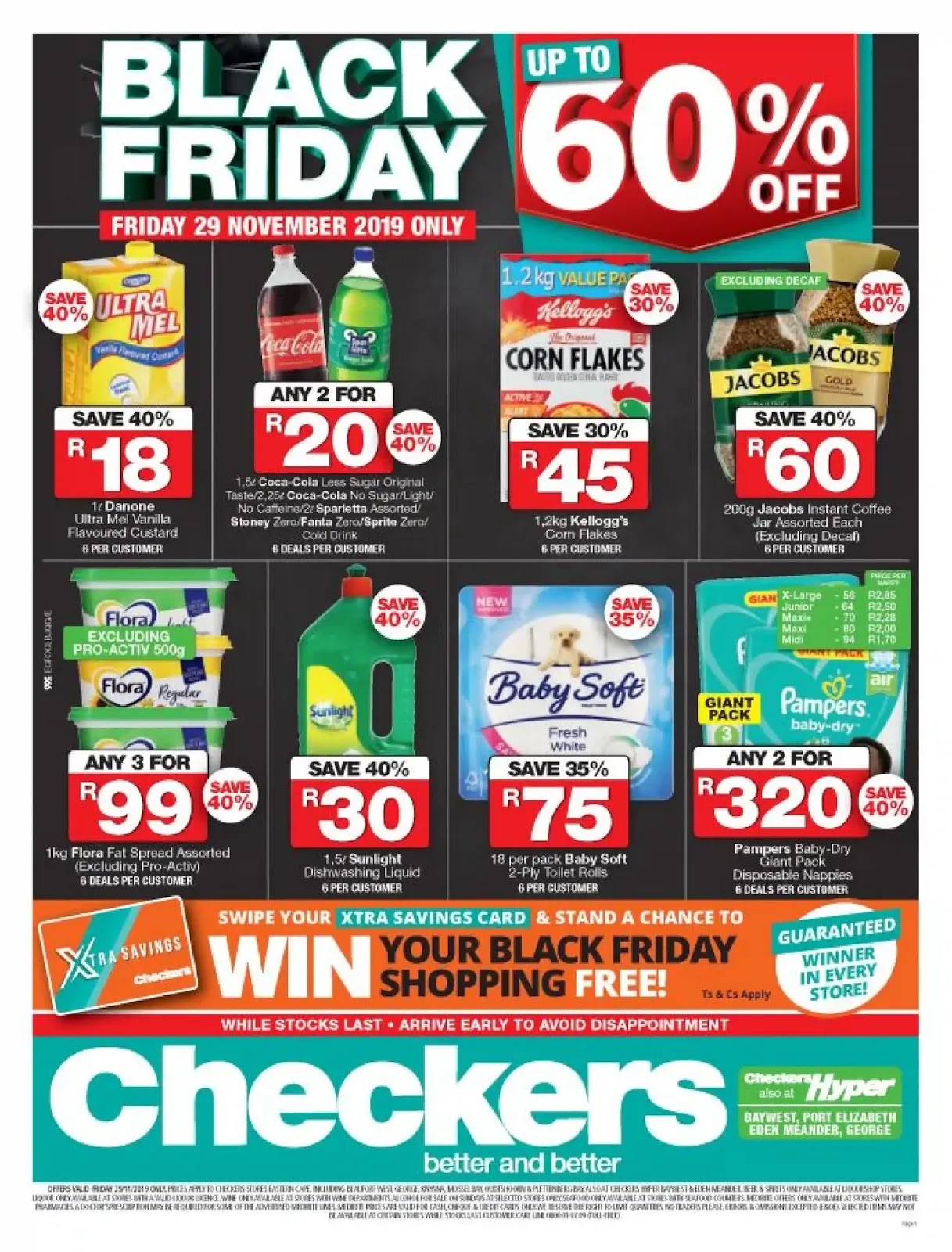 [Updated 2019] Checkers Black Friday deals - Eastern Cape