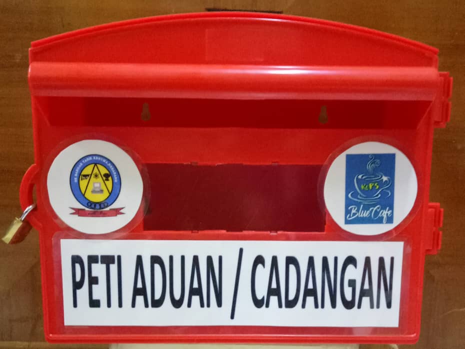 KePS Blue Cafe: Peti Aduan