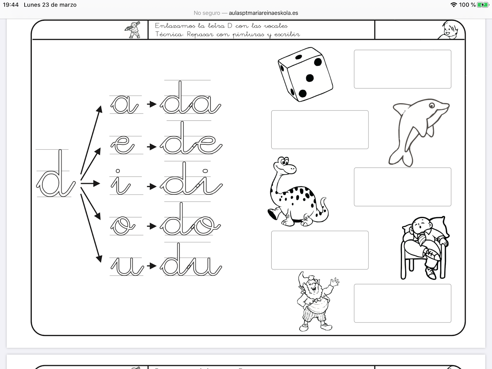 APRENDEMOS JUNTOS: Fonema D