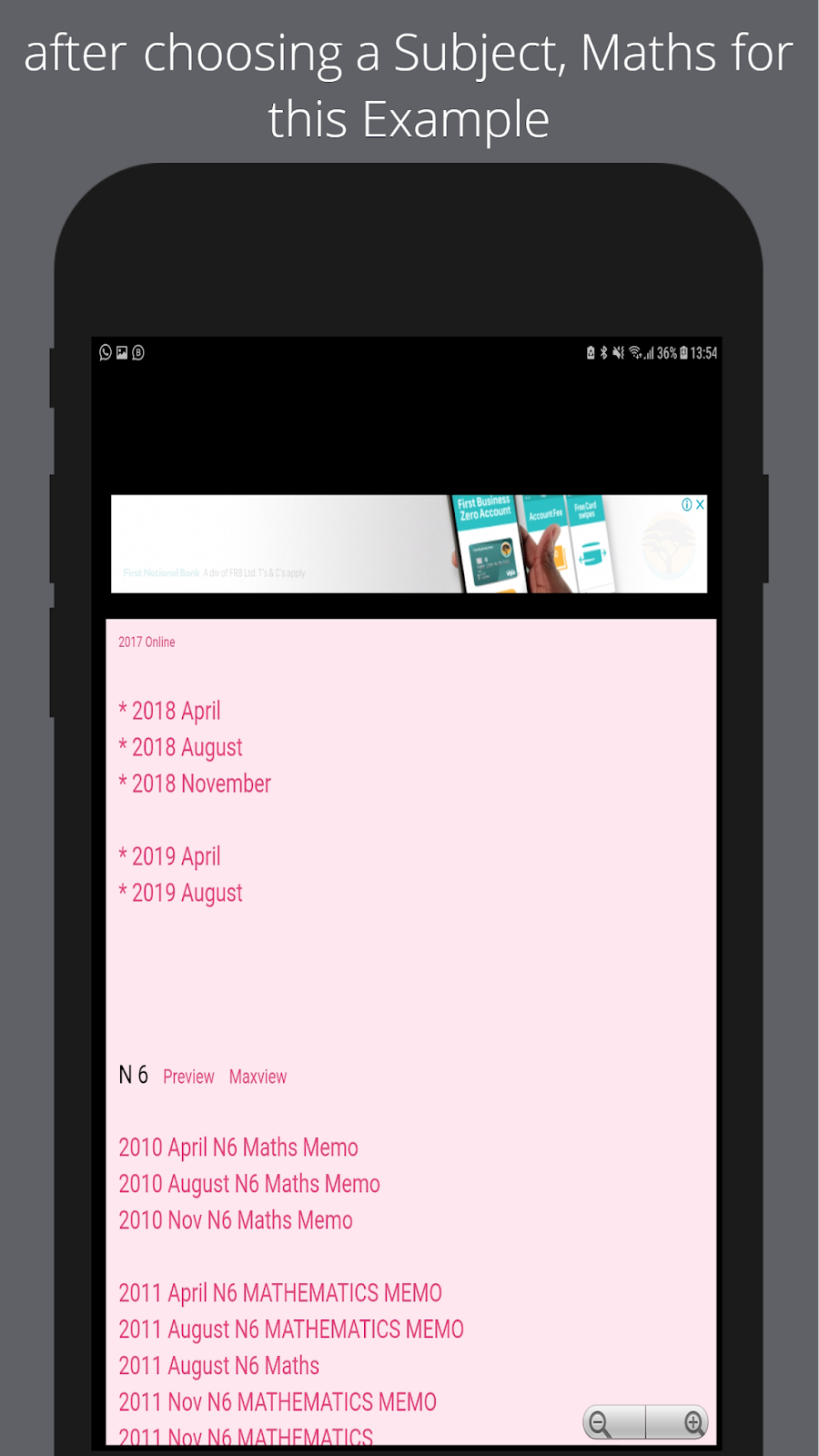 Grape Library: Nated Question Paper Apps