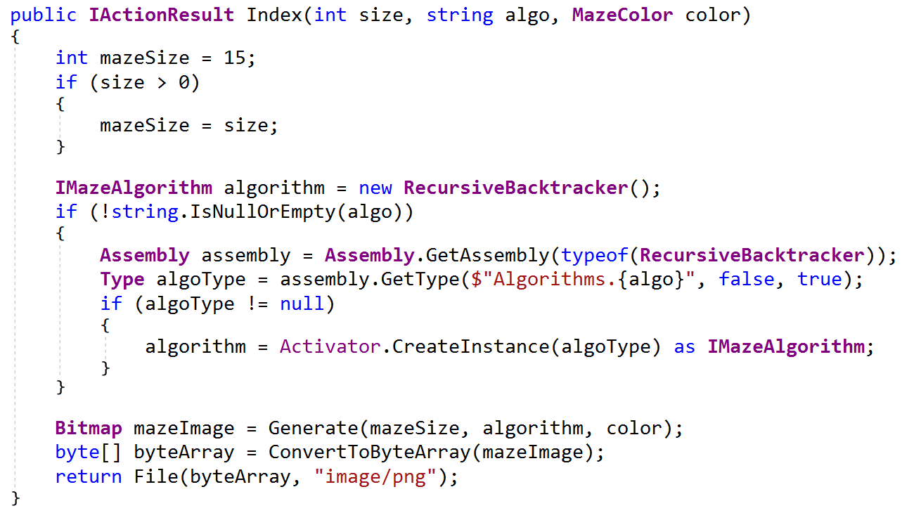 Jeremy Bytes: Building a Web Front-End to Show Mazes in ASP.NET Core MVC