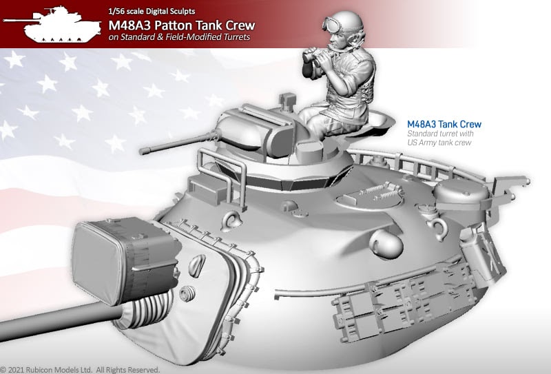 Wargame News and Terrain: Rubicon Models: Plastic US Army & USMC Tank Crew Preview