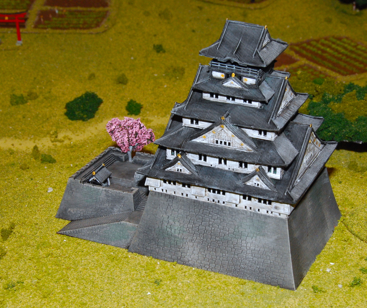 Lord Ashram's House of War: A castle for my 6mm Baccus samurai!