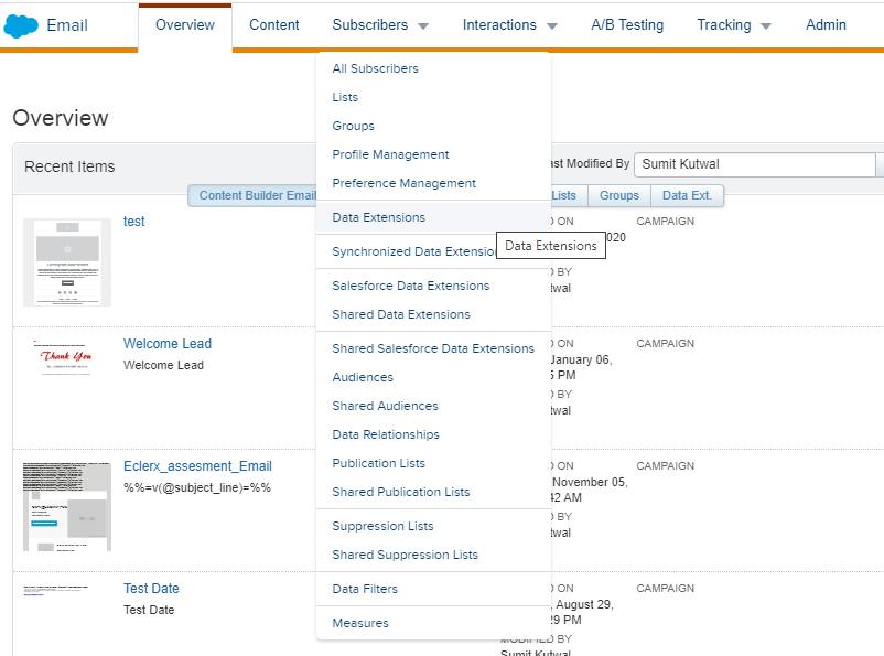 How to Create a Data Extension in Salesforce Marketing Cloud