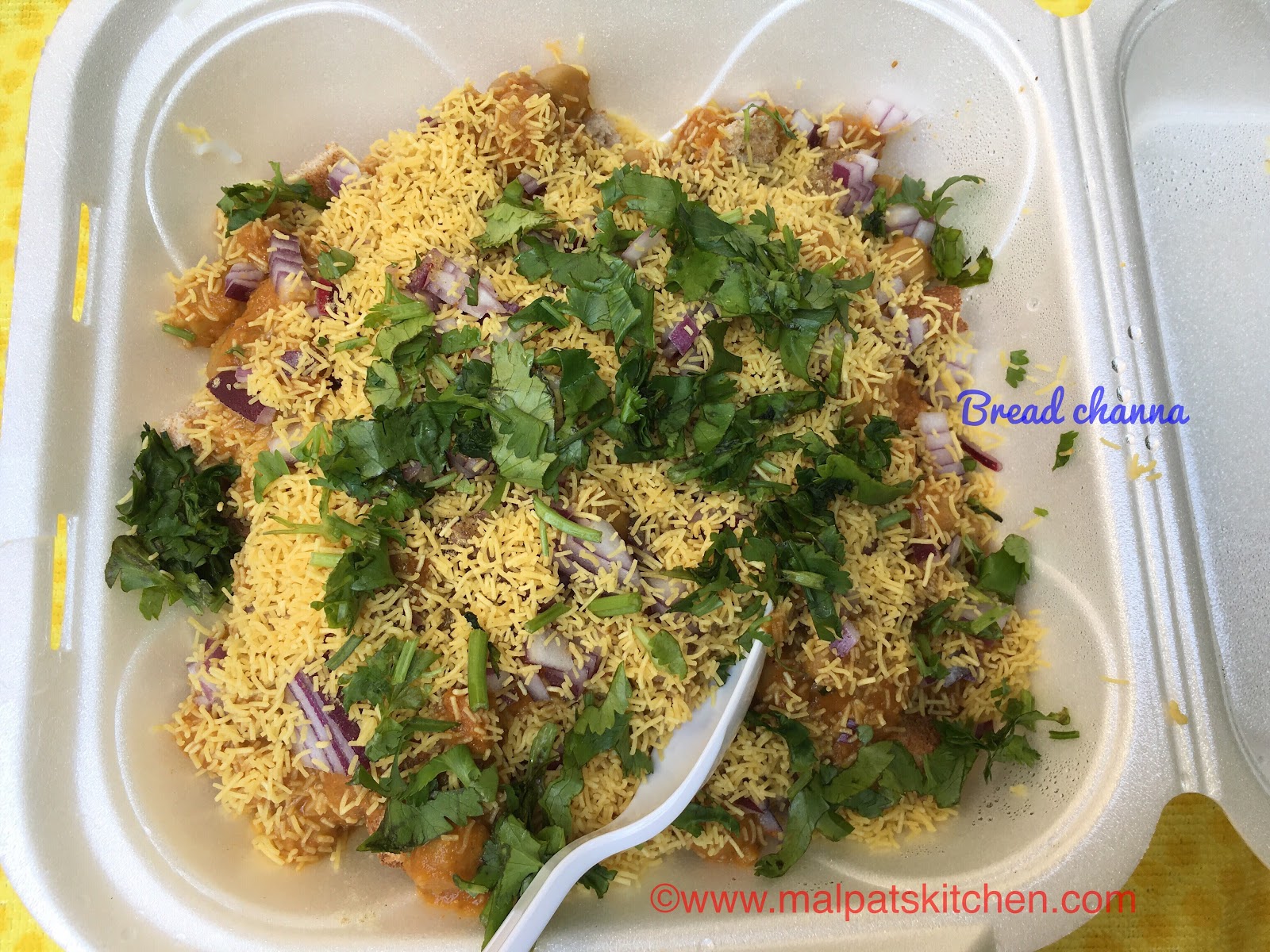 BREAD CHANNA, how to make the chat Bread channa ~ Malpats Kitchen