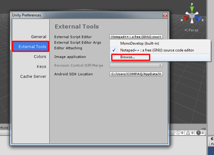 Unity C Tutorial Indonesia Basic 6 Tips Mengganti Editor C Menggunakan Notepad Unity