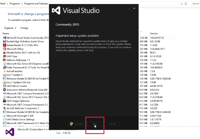 Installing RDLC Report in Visual Studio Community Edition 2015