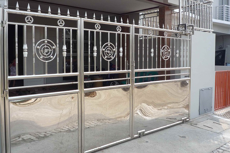 √ 35 Desain Model Pagar Stainless Steel Minimalis Masa Kini