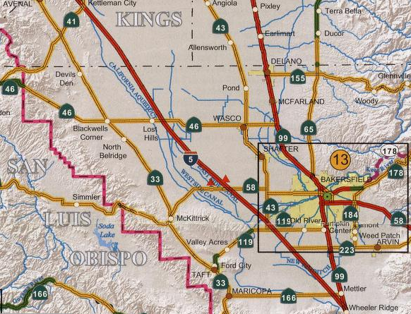 Interstate 5; the West Side Freeway