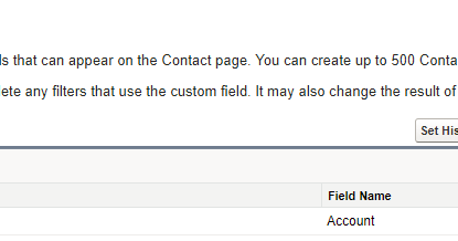 Infallible Techie: Mapping field between Accounts and Contacts