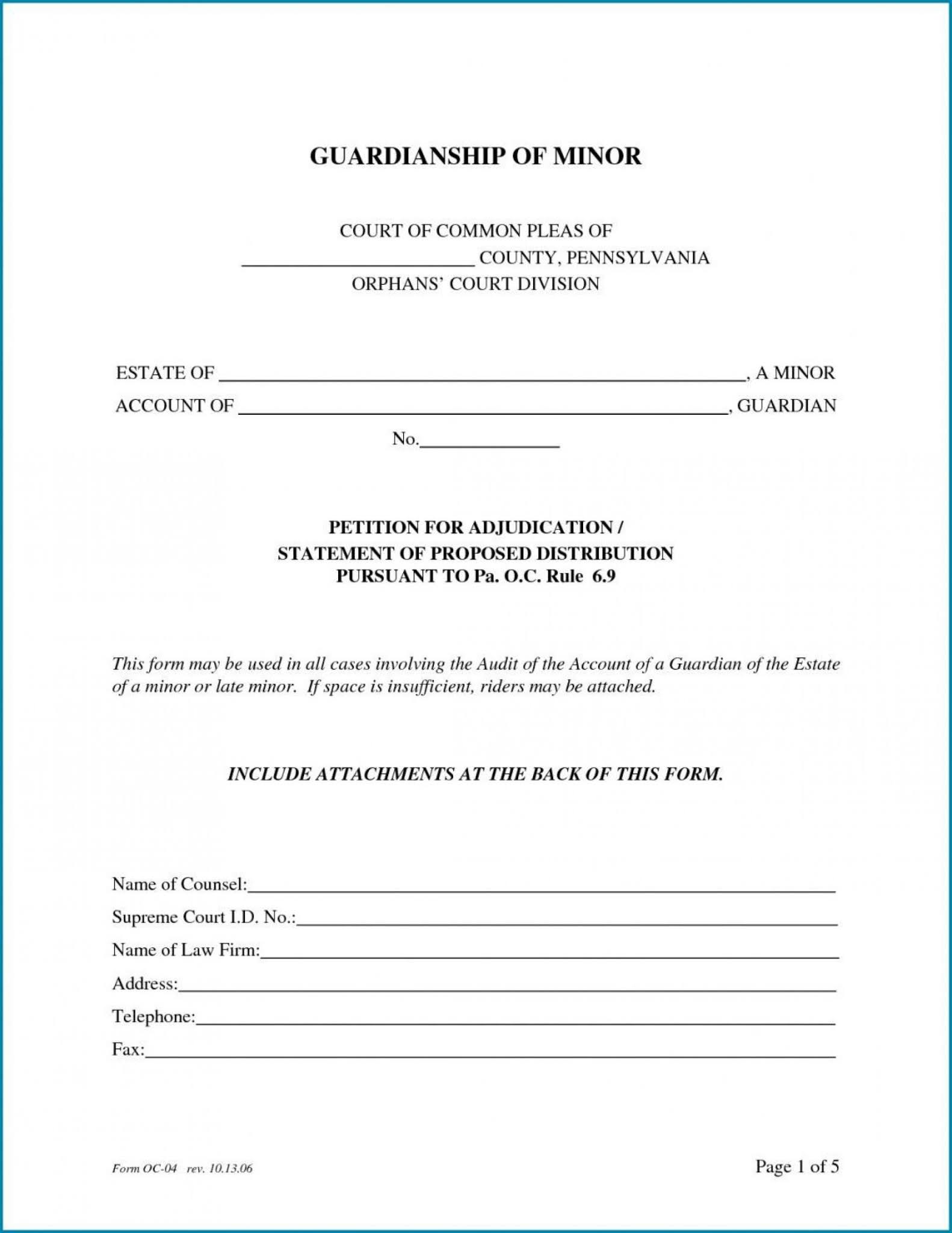 Permanent Guardianship Letter Template ~ Resume Letter