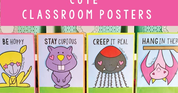 Cute Classroom Posters | From the Pond