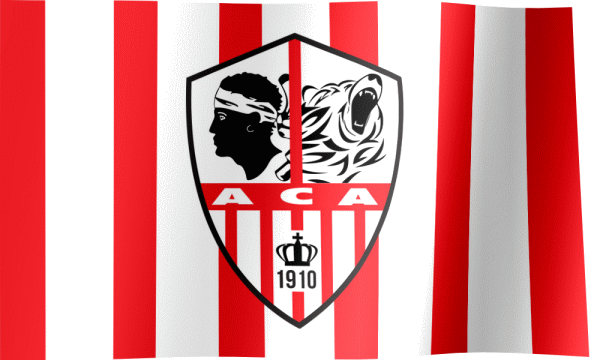 AC Ajaccio Fan Flag (GIF) - All Waving Flags