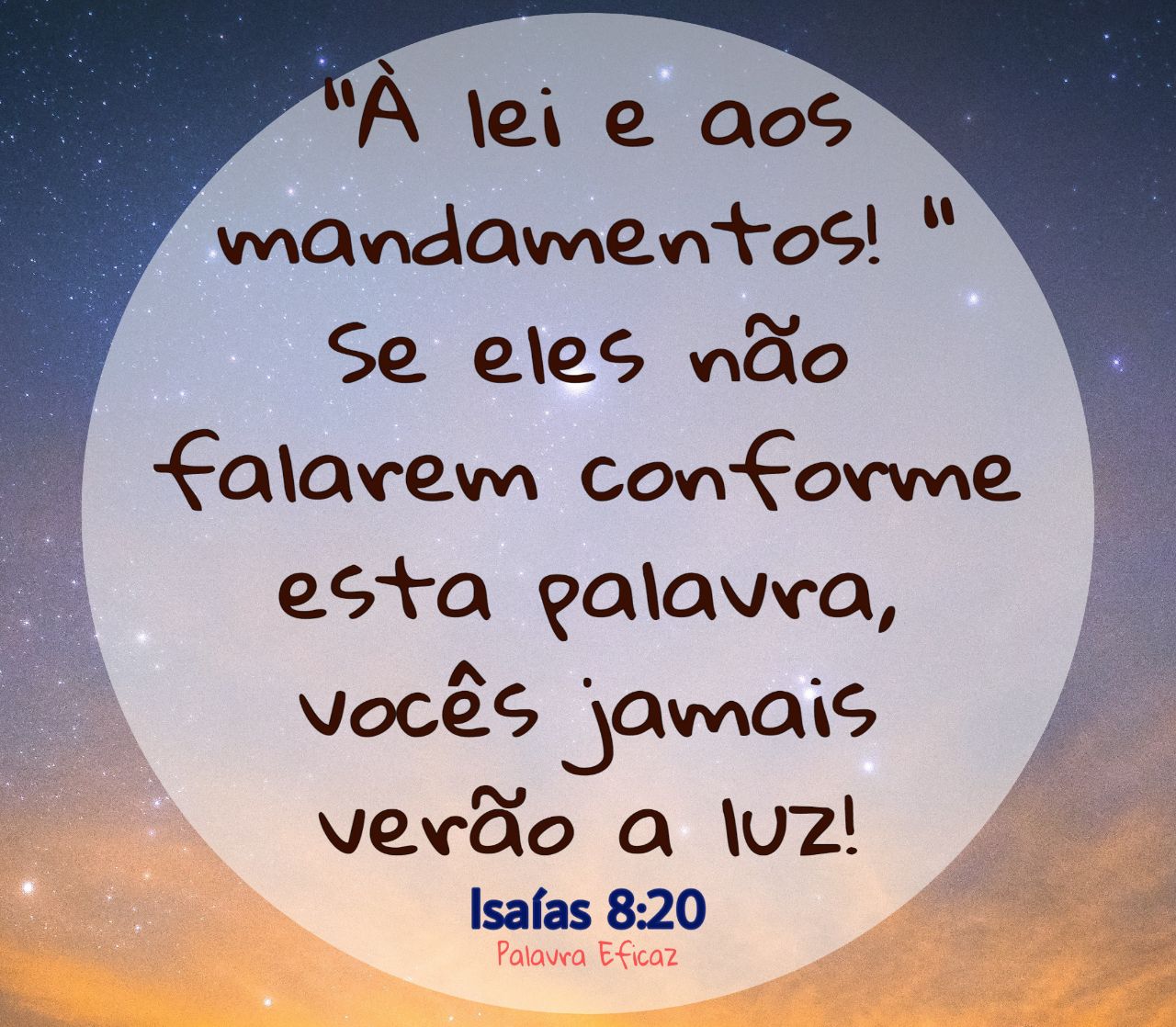 Palavra e Ação : Instrumento do Senhor - Isaías 8