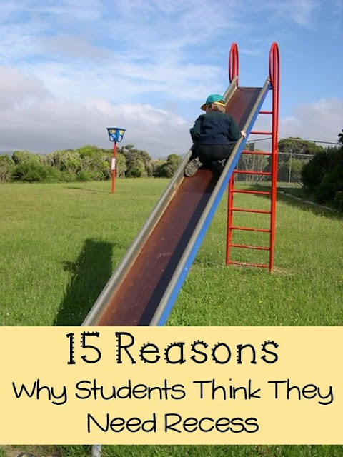 Kelly's Classroom Online: 15 Reasons Why Children Need Recess