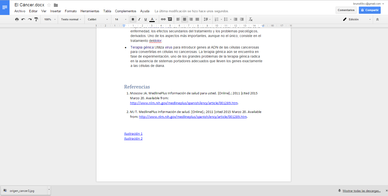 Yo médico: DOCUMENTOS EN LINEA - GOOGLE DOCS