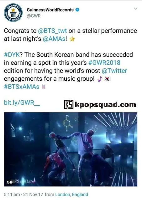 BTS Record In Guinness World Record! | Kpop Squad Media | All about K ...