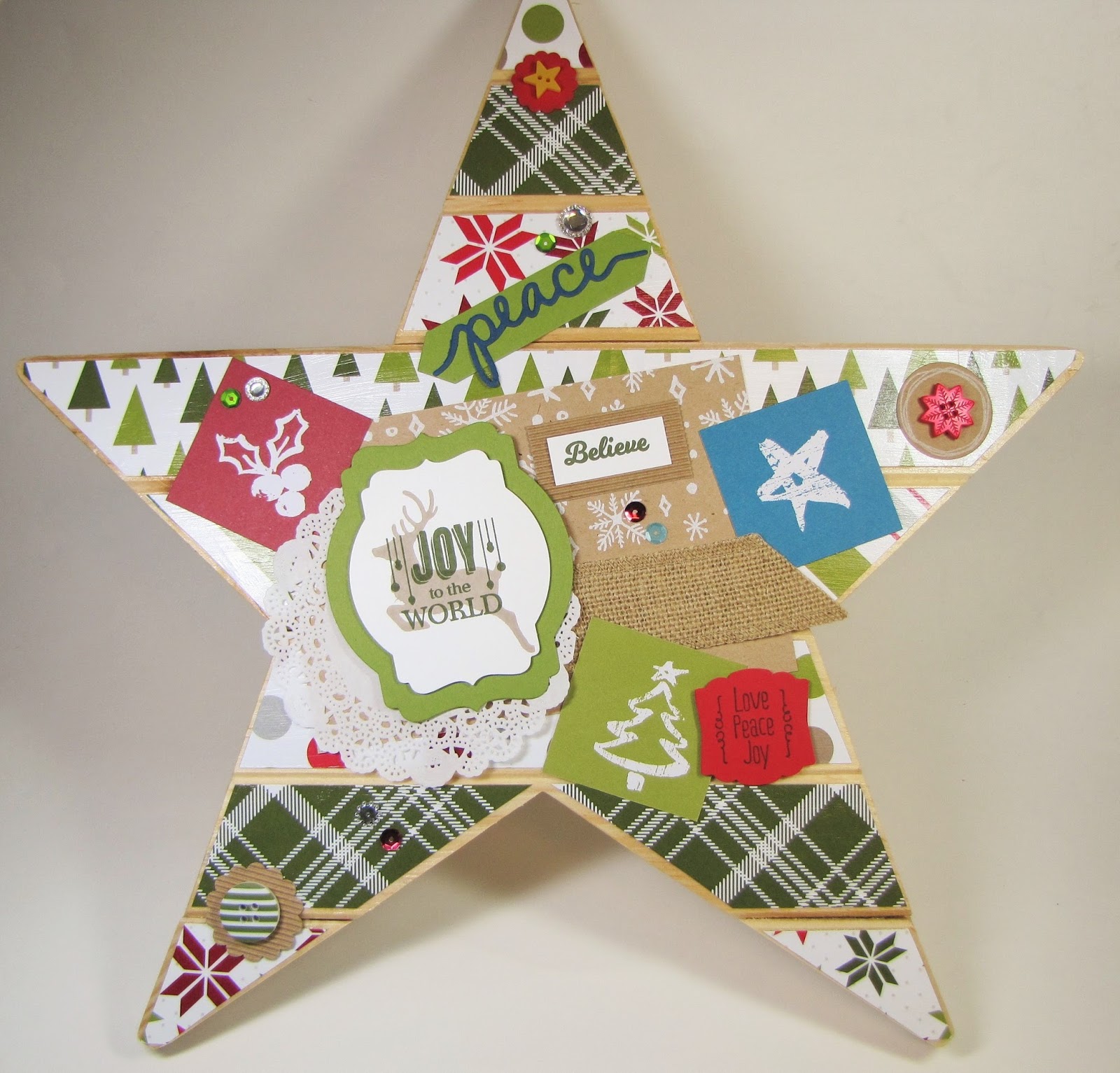 Maddiebug Designs: Decorated Star