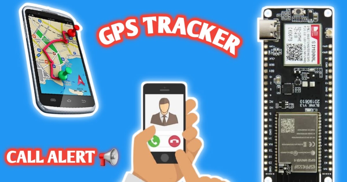 GPRS Based GPS Tracker Using Blynk With Calling & SMS features