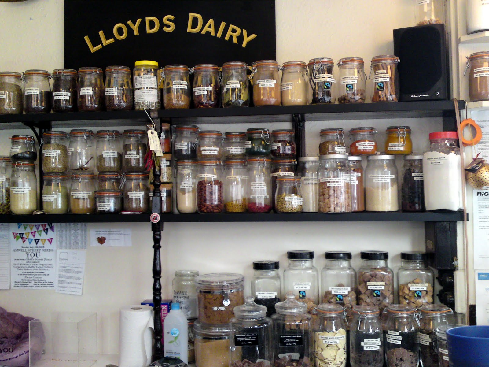 scrapbook.: Unpackaged. Sustainable Grocery Store. London.