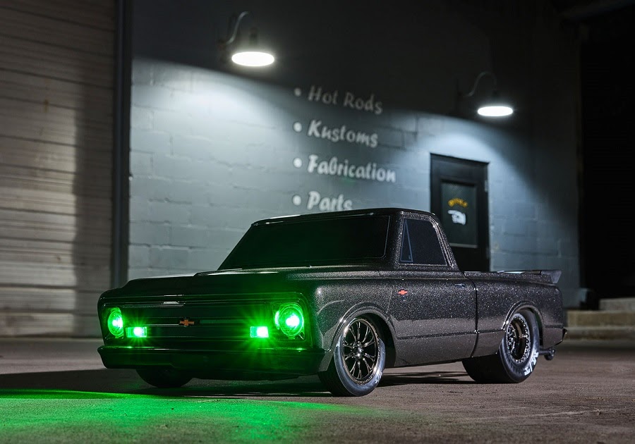 DF Bolhas Automodelismo: Traxxas Drag Slash com Bolha Chevy C10 1967