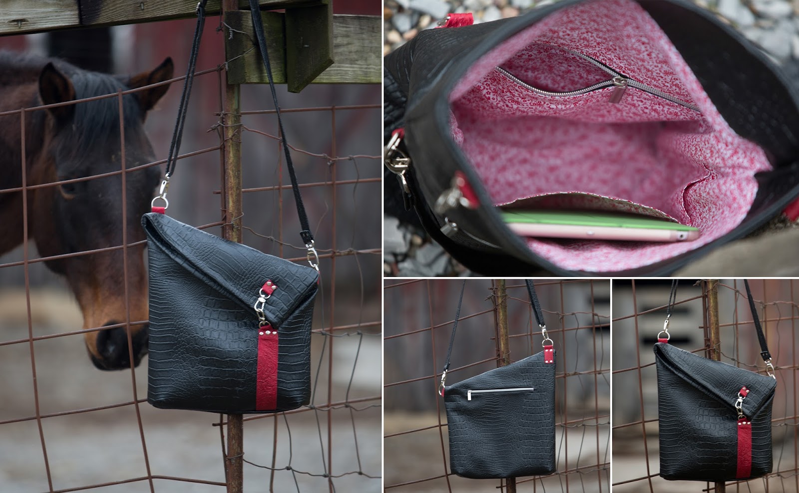 Pink Pony Design: Fresno Foldover Bag - Pattern Release!!