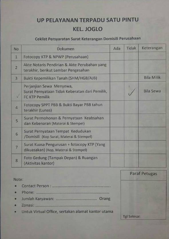 Murah: Solusi termurah membuat surat keterangan domisili perusahaan ...