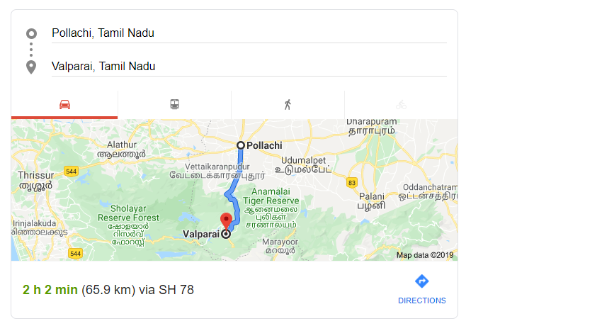 Magical Land Of Green World On Earth: From POLLACHI TO VALPARAI