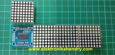 Arduino part 13. Cara membuat Running Text dot matrix (8x32 ...