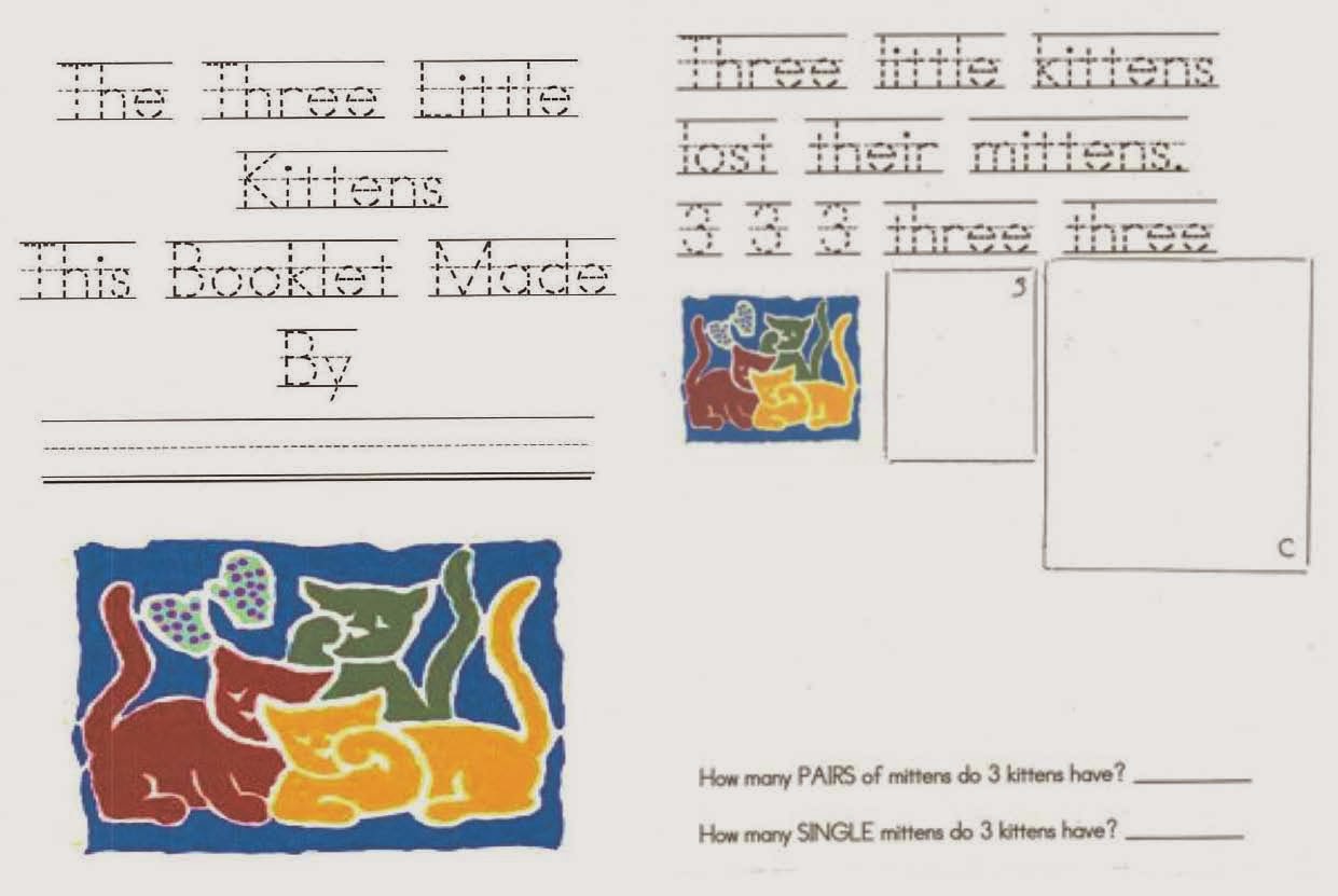 Three Little Kittens Nursery Rhyme - Classroom Freebies
