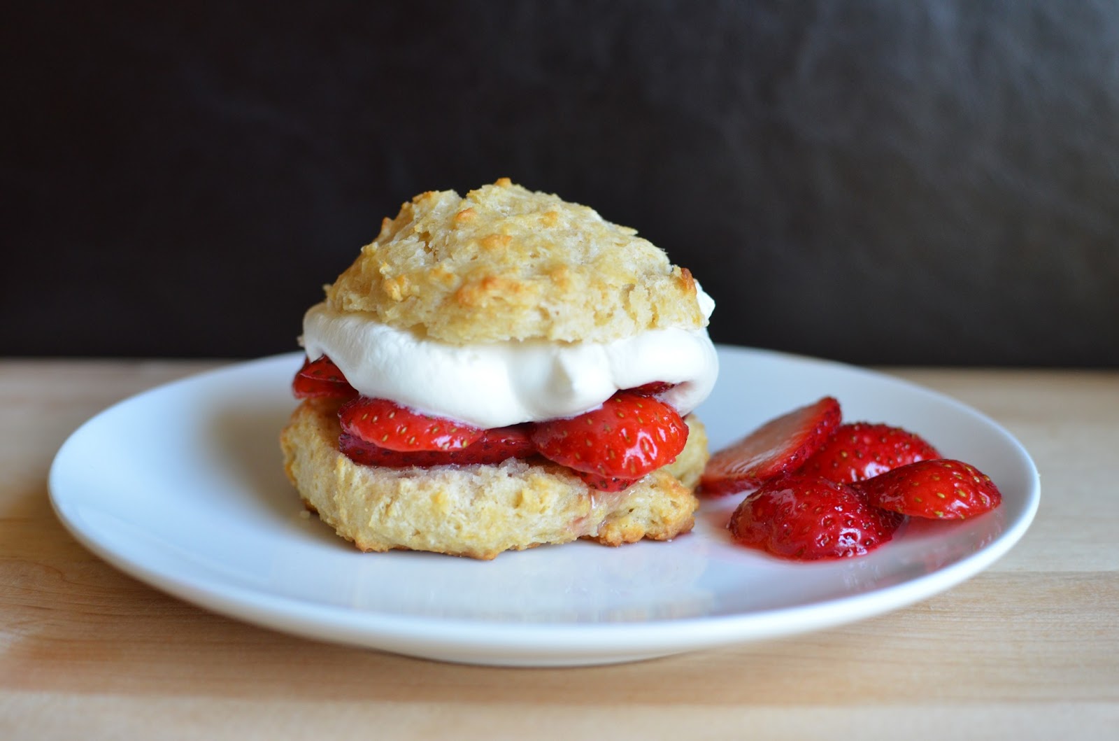 Playing with Flour: Simple strawberry shortcakes
