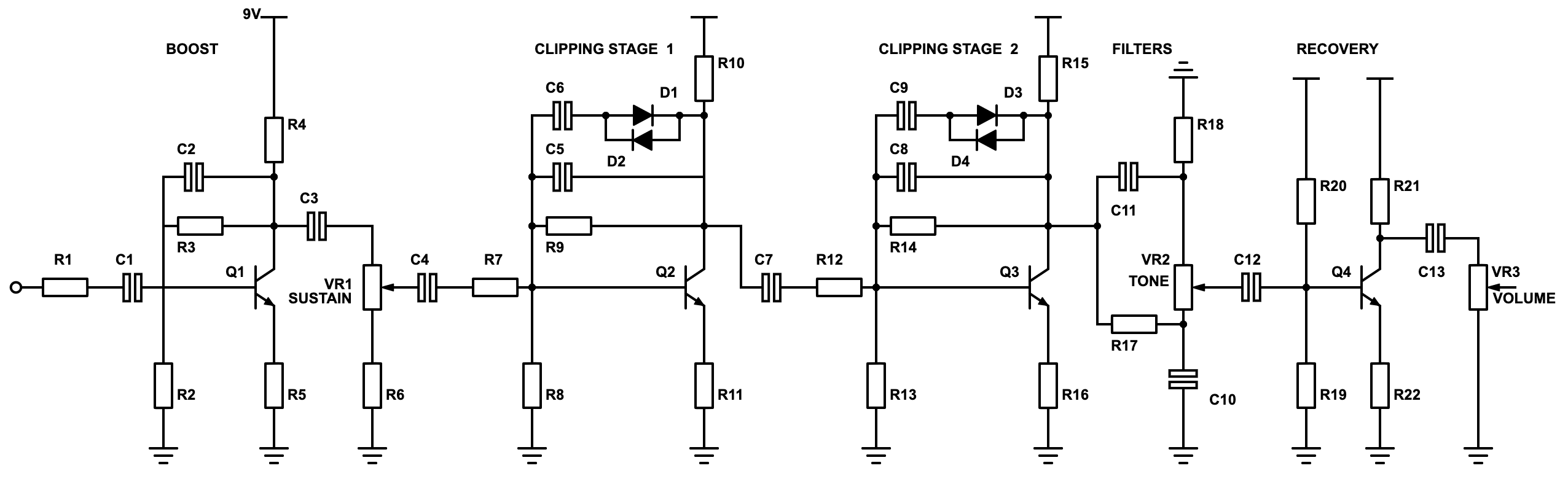 Guitar Effects - Vero - Point to Point - Tag Board Layouts: Electro ...